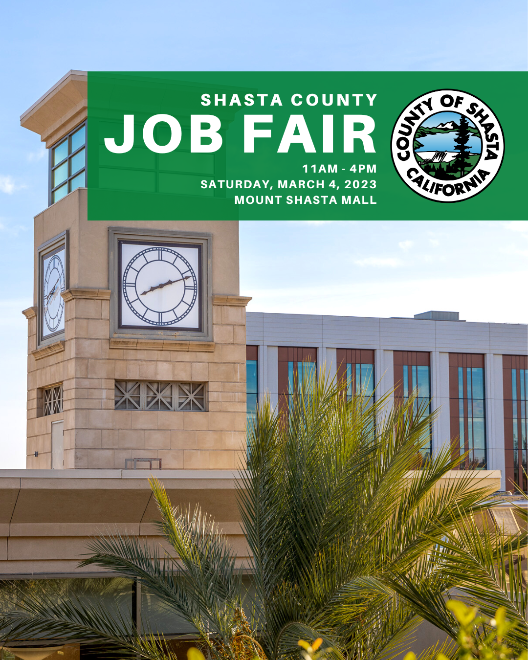 Job Fair on March 4, 2023 | Shasta County CA